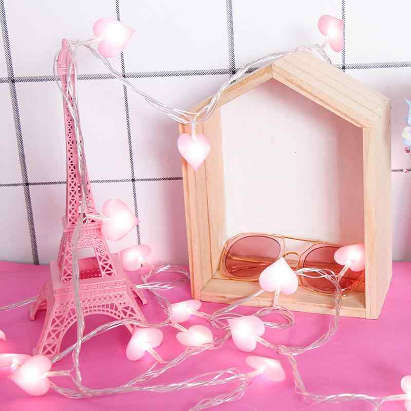 ・入力電圧: 220V・保護等級: IP43・光束: 5000lm・調光: 可能・色温度: 3000K・寿命: 50000時間・外殻材質: 布・灯光颜色: 藍色爱心1m10灯-电池款,粉色爱心1m10灯-电池款,紫色爱心1m10灯-电池款,...