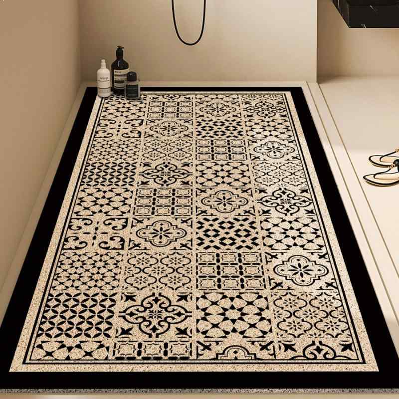 ・素材: PVC・技法: 丝圈・形状: その他・パターン: その他・洗濯方法: その他・色: シシリー黒縁, シシリー英語黒縁, シシリー茶縁, シシリー英語茶縁, オールドブランチマナー, フラワリーブランチマナー・サイズ: 20*30c...