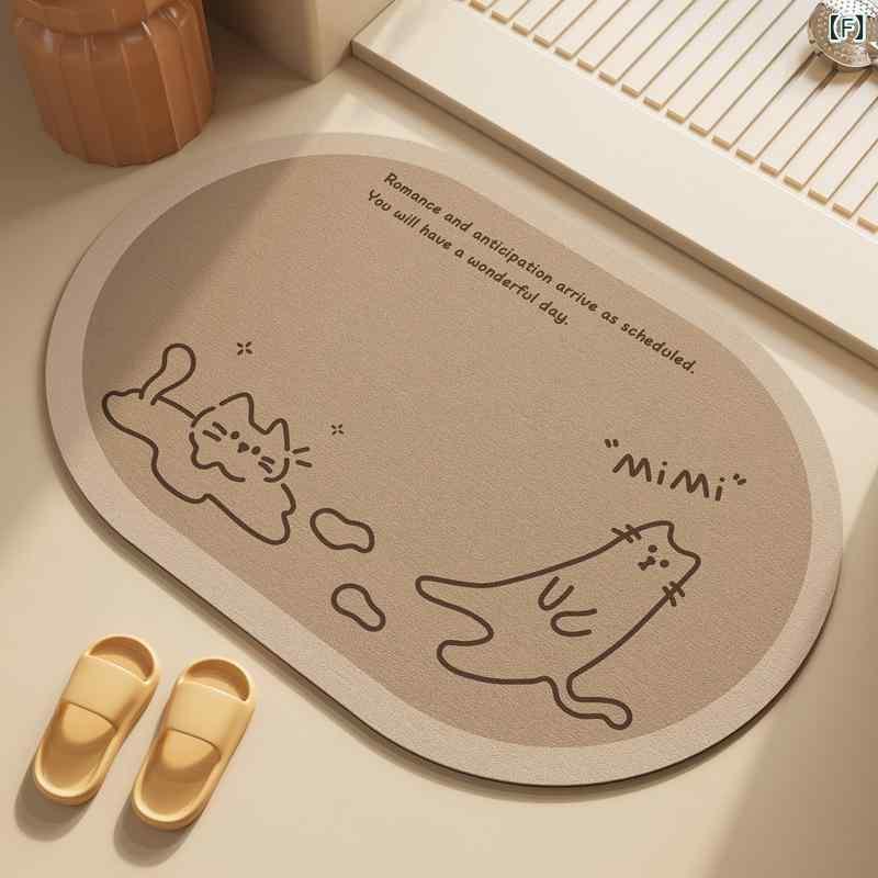 ・素材: 硅藻泥・形状: 楕円形・柄: カートゥーンアニメ、萌え系動物・洗濯方法: 手洗い・カラー: 線条ダックスフント楕円, 落書きアイコン楕円, 巻き毛犬楕円, リンゴ犬楕円, 寝そべり動物楕円, 線条猫楕円, チョコレート犬B楕円, ...