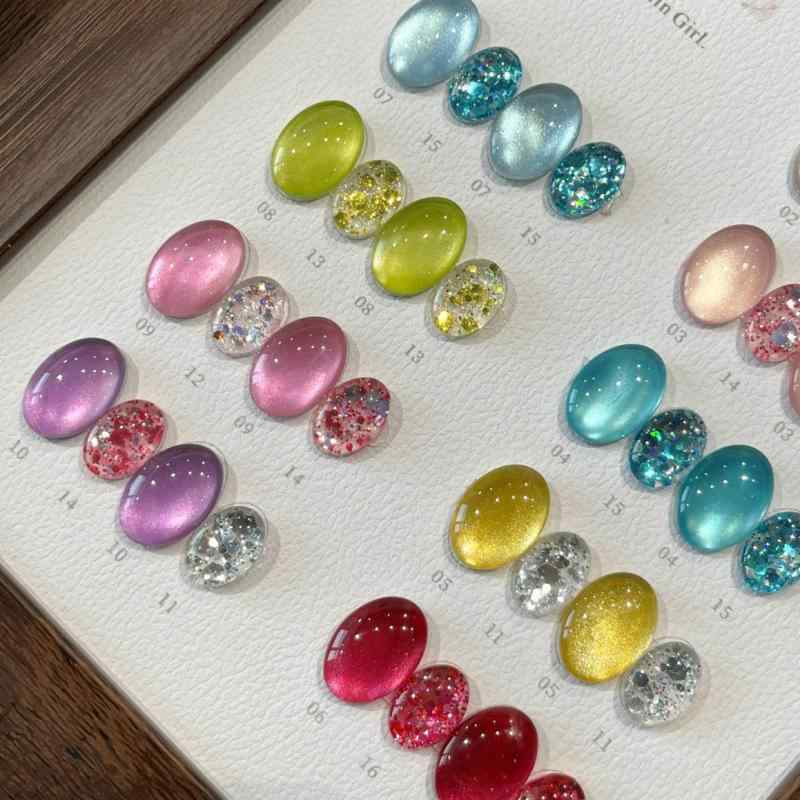 ・カテゴリ: 亮片胶, 猫眼甲油胶・原産国: 広州・保质期: 3年・ネットコンテンツ: 15g・カラー: 16色柏林少女オリジナルカラー・タイプ: 亮片, 猫眼・機能: 塑形・対象者: 一般・製品名: 16色柏林少女・色の数: 15色・規格...