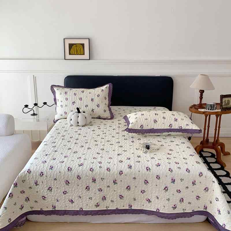 ・素材: 綿・柄: 植物花卉・スタイル: 韓国式・カラー展開: 花色・アイテム: 寝具カバーセット・適用床サイズ: 1.8m・サイズ: 220x240cm・セット内容: ベッドカバー、枕カバー