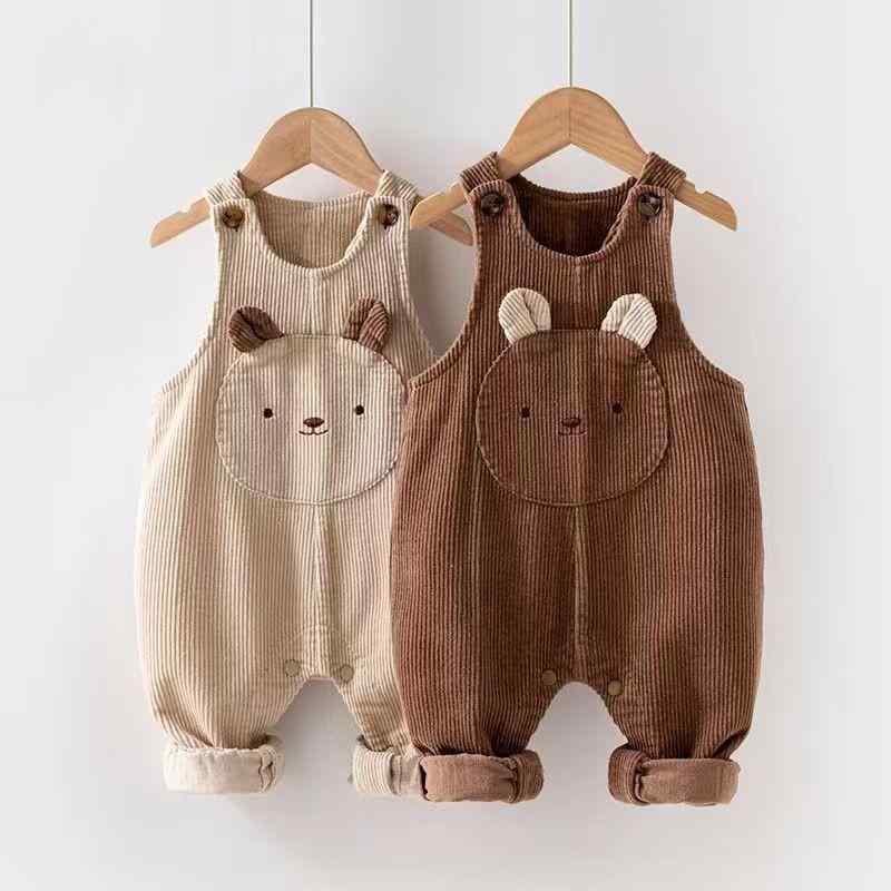 ・素材: 灯芯绒/綿, 綿100%・対象年齢: 中大童(8歳以上、140cm以上)・シーズン: 春秋・スタイル: 背带裤・柄: カートン・エレメント: カートン,背带・股上: ハイウエスト・カラー: 咖啡色, 卡其色・対象身長: 73, 8...