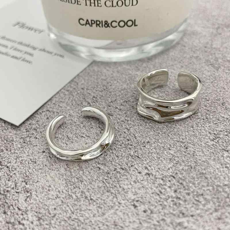 ・種類: 指輪、リング・素材: 銀・形状: その他・加工方法: 精工・スタイル: 百搭・カラー: ワイド（メンズ）、ナロー（レディース）・流行の要素: ライン・材質純度: 925シルバー・対象: 男女兼用・流行要素分類: 幾何学・重量: ワ...