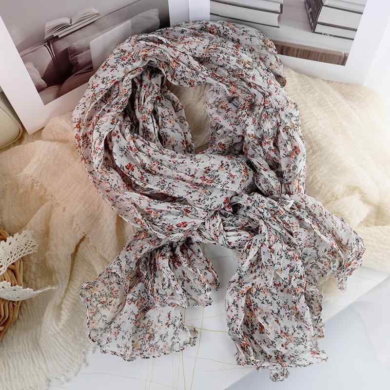 [ "・機能: 保温", "・スタイル: 淑女、自然、可愛い、甘い、小清新", "・色: オレンジ小花, 赤色小花, ピンク, 青色, 黄色, 浅緑", "・長さ: 17...