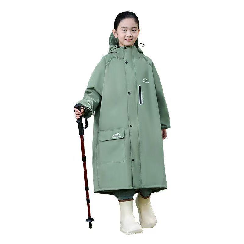 ・雨具用途: 徒步雨披・雨衣厚薄: 厚款・雨衣布料: 牛津布・防水胶层: PU胶・适用对象: 儿童・适用人数: 1人・风格: 可爱・製品カテゴリ: 雨披・カラー: カーキ, ブラック, ダークグリーン・サイズ: XL, XXL, XXXL,...