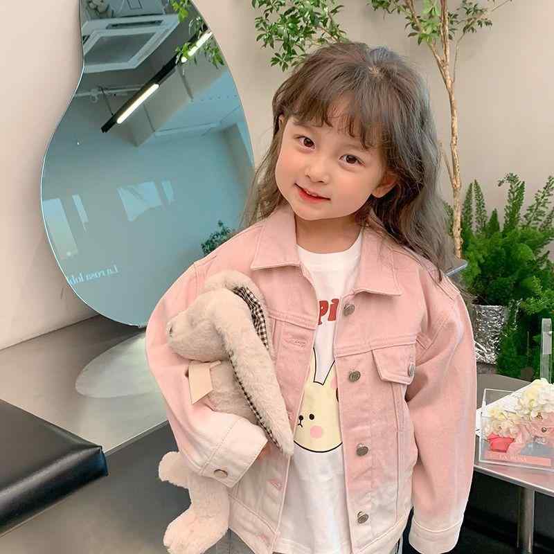 ・性別: 女性・対象年齢: 中・高学年(8歳以上、140cm以上)・ネックライン: ポロネック・スタイル: 韓国風・柄: その他・厚さ: 薄手・素材: デニム/綿・留め具: シングルブレスト・メイン素材: 綿・メイン素材含有量: 81-90...