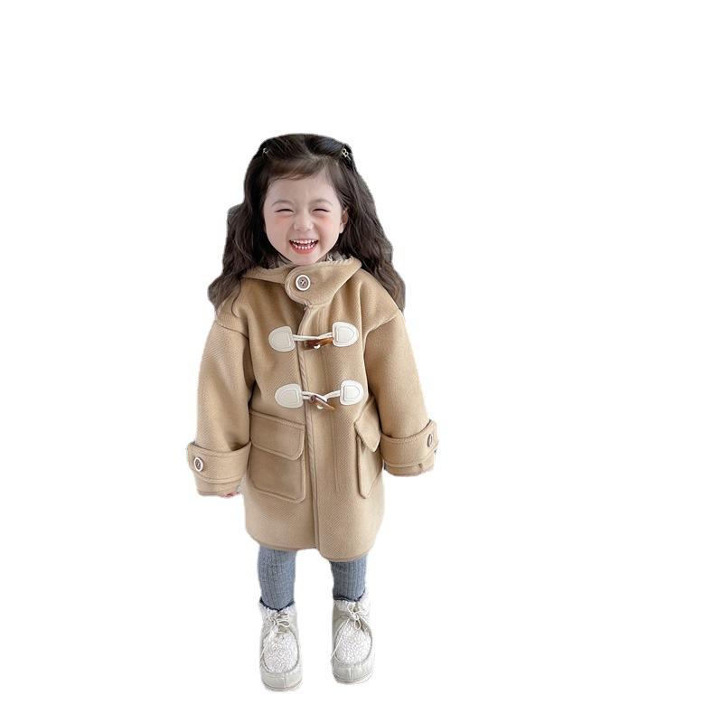 ・性別: 男女兼用・対象年齢: 中小童(3~8歳, 100~140cm)・スタイル: 韓国版・柄: 抽象柄・袖丈: 長袖・素材: 毛呢・裏地: 綿・裏地成分: 綿70%・メイン素材: 綿・メイン素材の含有量: 綿100%・色: 画像参照・着...