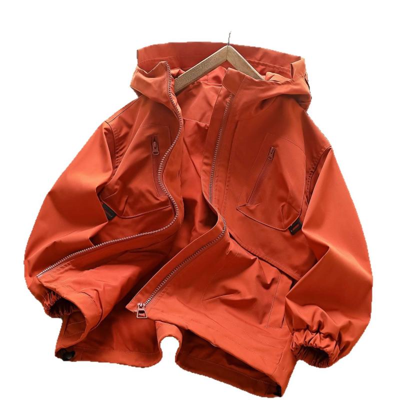 ・対象: 中大童(8歳以上、140cm以上)・スタイル: 韓国版・袖丈: 長袖・安全等級: B類・生地: 聚酯纖維（ポリエステル）100%・カラー: サンセットオレンジ、ダークブルー、グリーン・製品カテゴリ: 子供用アウター/ジャケット/コート