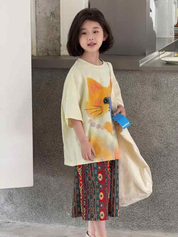 ・スタイル: 民族・素材: 綿・安全等級: B類・パンツ丈: 長ズボン・主な素材: 綿100%・適用性別: 女・適合年齢: 中小童(3~8歳、100~140cm)・適合シーズン: 夏季・種類: カジュアルパンツ・股開き: 否・生地加工: 柔...