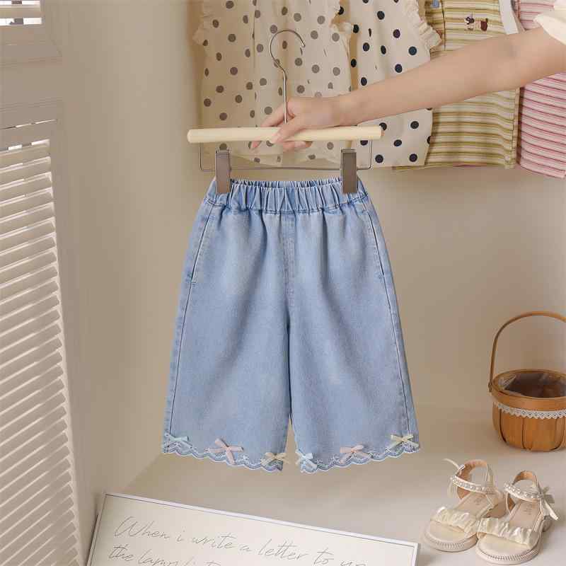 ・スタイル: 韩版・パンツ丈: 七分丈・安全レベル: B類・主な生地の成分: 綿・主な生地の成分の含有量: 95%・厚さ: 普通・対象性別: 女・柄: 無地・生地の加工: 柔らかい加工・要素: 蝶結び・ウエスト: ミドルウエスト・パンツの前...