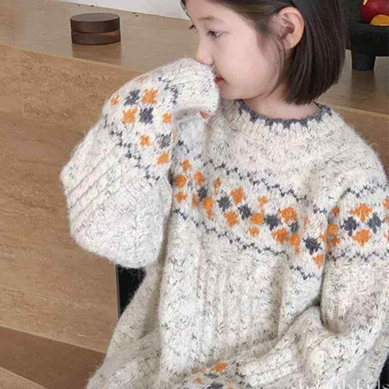 ・スタイル: 韩版・適合年齢: 中大童(8歳以上，140cm以上)・適合シーズン: 冬季・毛糸の太さ: 普通・厚さ: 厚手・袖丈: 長袖・柄: その他・主な生地の組成: アクリル・主な生地の組成含有量: 1・安全レベル: B類・ネックライン...