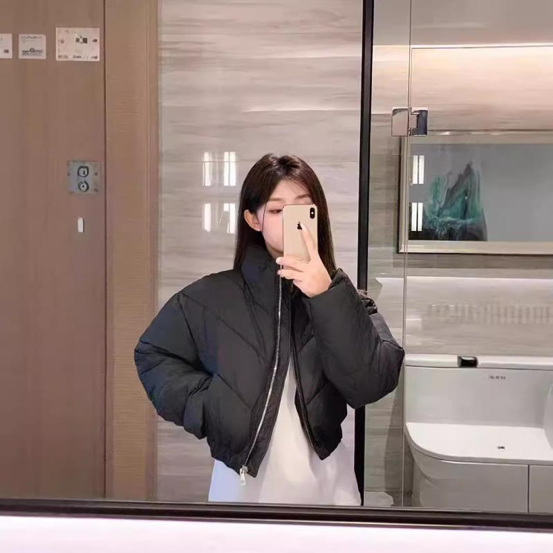 ・货号: D-A17・填充物: 羽绒棉・面料名称: 涤纶・主な素材: 涤纶（聚酯纤维）・衣长: 短款(40cm<衣长≤50cm）・袖丈: 長袖・シルエット: ゆったり・襟の形: スタンドカラー・ファー: 無し・着脱: 不可・前立て: ...