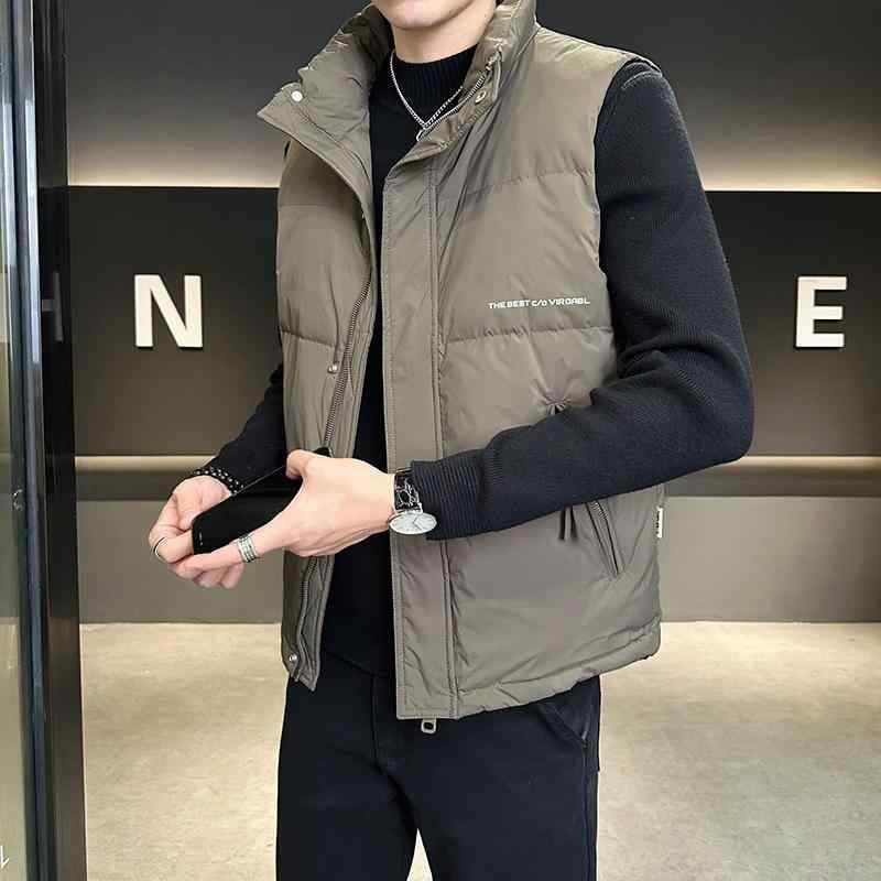 ・性別: ユニセックス・スタイル: カジュアル・フィット: ルーズ・厚さ: 普通・柄: 無地・ネックライン: スタンドカラー・フード: なし・素材: ポリエステル繊維・対象: ミドルエイジ・ディテール: ポケット・カラー: ブラック, カー...