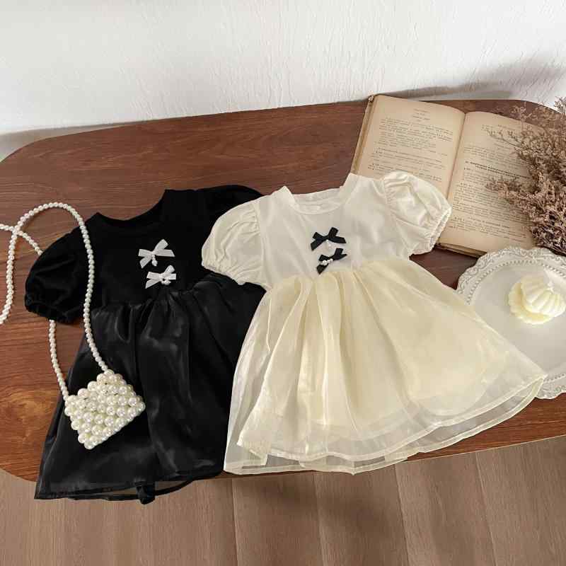 ・スタイル: プリンセス・主な素材: 綿75%・対象: 女児・袖丈: 半袖・柄: その他・種類: ワンピース・カラー: ブラック・適合身長: 66, 73, 80, 90, 100