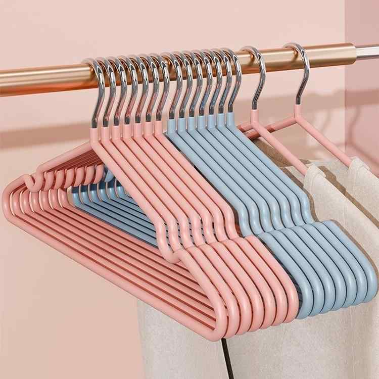 ・カテゴリ: 衣架・素材: ABS+鍍鉻金属・色: ホワイト, ピンク, ブルー, 浅緑色, 紫・スタイル: 現代シンプル