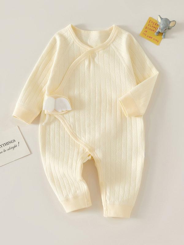 ・素材: 綿・袖丈: 長袖・性別: 中性/男女兼用・主な素材: 綿100%・スタイル: カジュアル・種類: 蝶々ロンパース・カラー: 浅ピンク色、浅黄色、浅藍色、白色・適合身長: 52、59、66