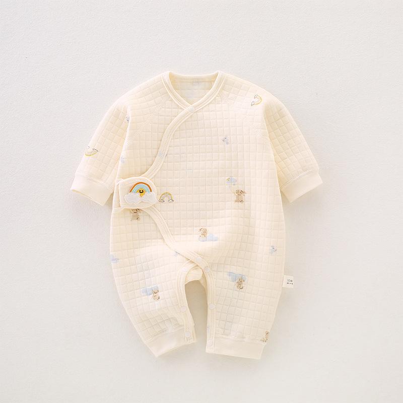 ・素材: 綿・無骨工芸: 是・適合シーズン: 春秋、冬季、春季、秋季・袖丈: 長袖・連帽: 不連帽・厚さ: 加厚・主な素材の成分: 綿100%・閉鎖タイプ: シングルブレスト・スタイル: 百搭・款式: 蝴蝶衣・カラー: 【彩虹乐园粉色】蝴蝶...