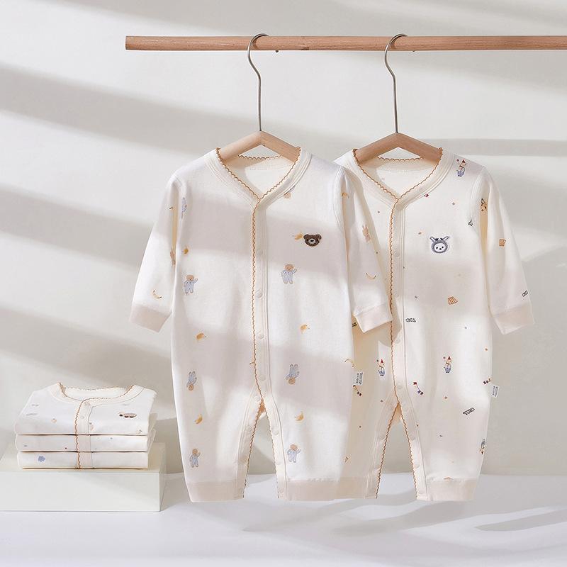 ・适合季节: 春秋,夏季,冬季,春季,秋季,不限季节・适合年龄段: 新生儿(0~1岁，80cm及其以下)・适用性别: 中性/男女均可・袖长: 長袖・AQL抽检标准: 1.0・平车针距12~14针/3cm: 是・毛头/杂余线头是否修剪: 全部...