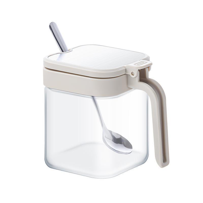 ・素材: ガラス・調味料の種類: 固体調味料・ロゴ印刷: 可能・仕様: 米白色, 黒色, 米白色セット, 黒色セット・スタイル: 現代的