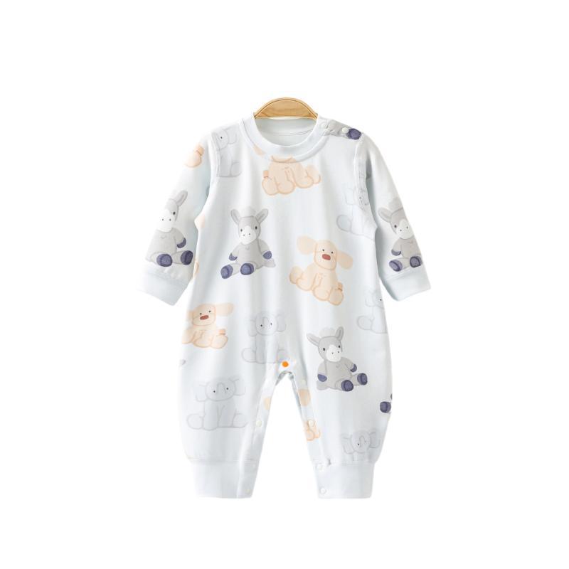 ・袖丈: 長袖・スタイル: カジュアル・厚さ: 普通・主な素材: 再生繊維素繊維47.25%・閉鎖の種類: プルオーバー・種類: 長袖ロンパース・カラー: 小胖乖乖長袖肩開きカバーオール, ベビーペンギン長袖肩開きカバーオール, 人形ゲーム...