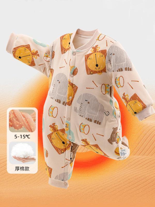 ・安全等級: A類・面料名称: 綿・無骨工芸: 是・適合季節: 春秋、冬季、春季、秋季・袖丈: 長袖・連帽: なし・厚さ: 厚手・主な生地の成分: 綿・主な生地の成分含有量: 面布：綿100%、底布：綿100%、中間層：ポリエステル繊維10...