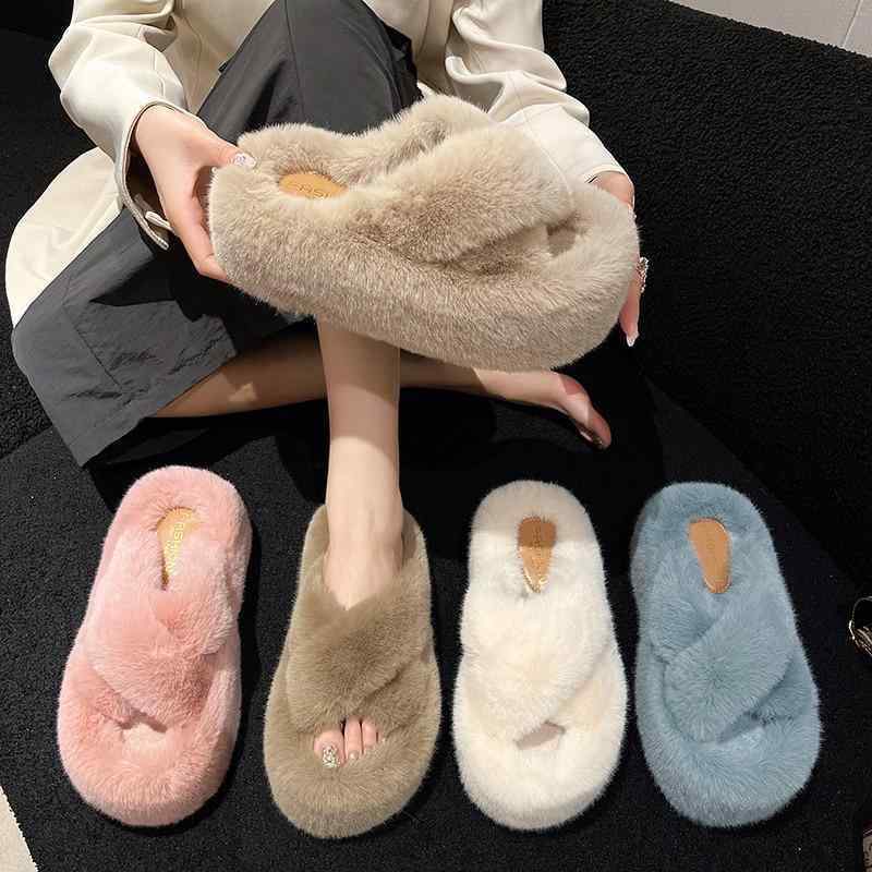 ・靴底材質: 橡胶・鞋面材質: 毛绒・適用性別: 中性/男女均可・厚薄: 加厚・图案: 纯色・機能: 防滑,保暖,耐磨・流行元素: 糖果色・鞋头形状: 圆头・鞋跟形状: 平跟・款式: 一字拖・鞋底工艺: 粘胶鞋・开口深度: 浅口・鞋垫材质:...