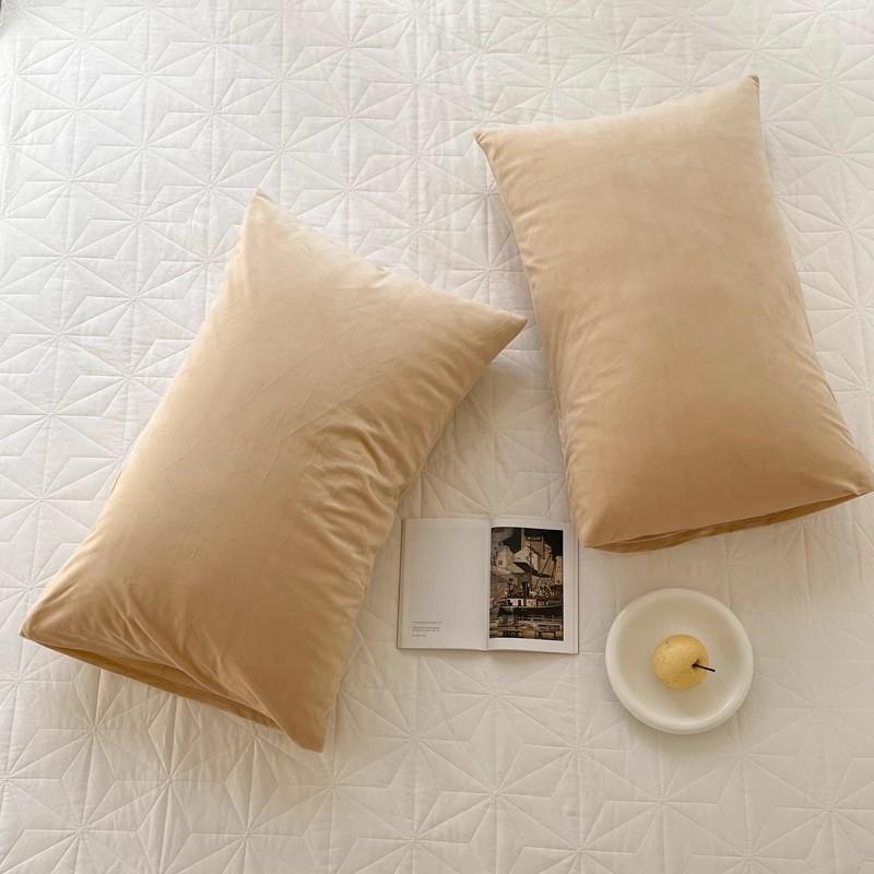 ・素材: 化繊・カテゴリ: 枕カバー・生地: 天鹅绒・生地主成分: 天鹅绒100%・カラー: 銀灰, 淡藍, 淡藍/奶黄, ピンク, ピンク/火山灰, 火山灰/ミルクティー, 果緑, キャラメル, ベージュ, ミルクティー, 奶黄, アボカ...