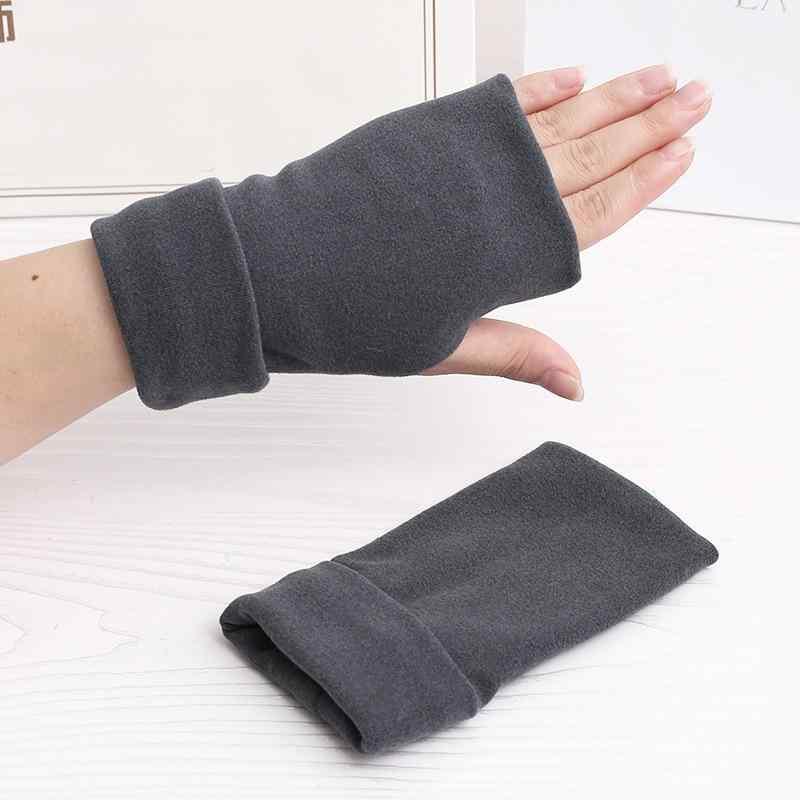 ・機能：保温・スタイル：ハーフフィンガー手袋・カラー：ダークグレー、チャコールグレー、ベージュ、ピンクベージュ、ブラック・サイズ：フリーサイズ・適した季節：冬・生産地：広東省肇慶市・スタイル：シンプル・素材：ポリエステル・スタイル分類：ファ...