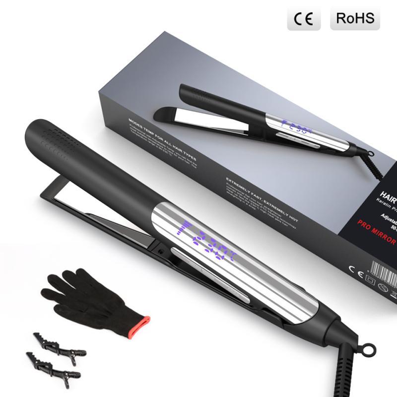 [ "・製品カテゴリ: ストレート＆カール両用", "・電源方式: 有線（交流電）", "・熱伝導体材質: チタンコーティング", "・温度調整: 15段階",...