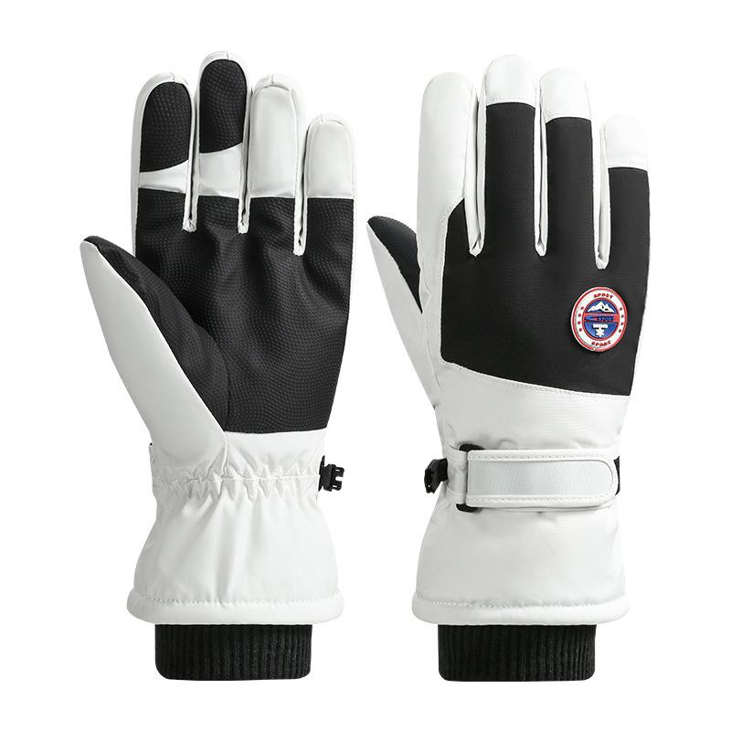 ・機能: 防水, 防滑, タッチパネル対応, 保温, 防風・スタイル: 分指手袋・カラー: 滑雪红标男款【黒加白】, 滑雪红标男款【白加黒】, 滑雪红标男款【青色加黒】, 滑雪红标男款【米色加黒】, 滑雪红标男款【浅灰加黒】, 滑雪红标男款...