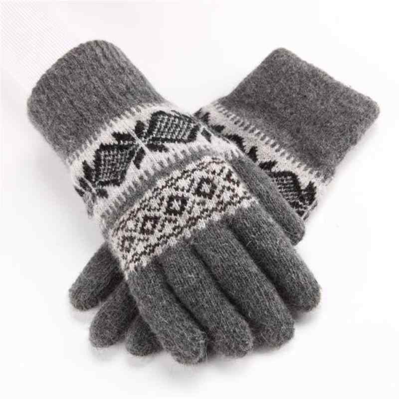 ・機能: 保温・スタイル: 個性派・カテゴリ: 保温手袋・手袋タイプ: 指あり・カラー: グレー, ブラック・サイズ: フリー・素材: 模造ウール・流行要素: 植物、花柄