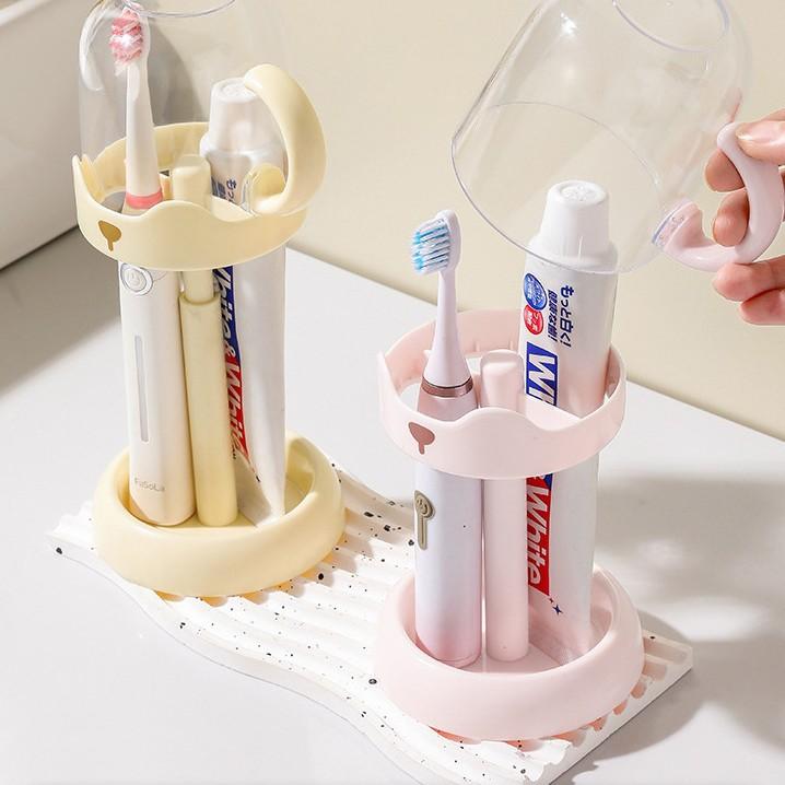 [ "・カテゴリ: 歯ブラシ立て", "・機能: 収納", "・素材: プラスチック", "・タイプ: 埋め込み式", "・カラー: 薄荷緑, 落日黄...