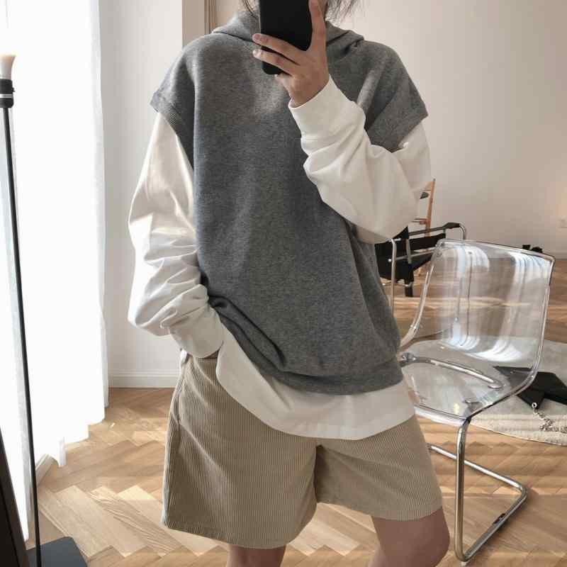 ・款式: 套头・衣长: 中长款（65cm &amp;lt; 衣长≤80cm）・领型: 无领・图案: 纯色・流行元素: 连帽・面料名称: 雪尼尔・主面料成分: 氨纶・颜色: 黒色, 玫红, 灰色/新色・尺码: 均码・风格类型: 日韩休闲・填充...