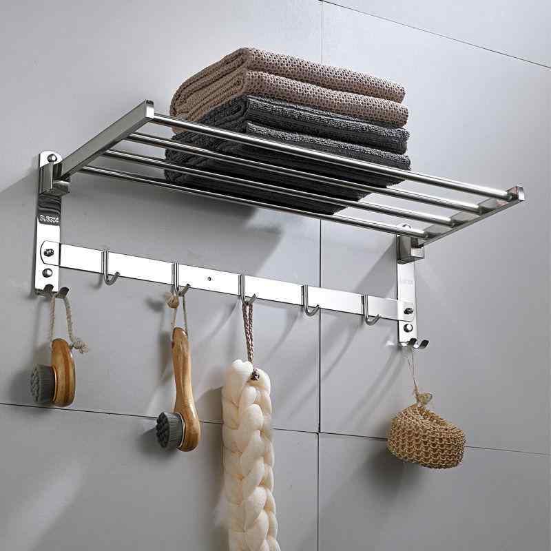 [ "・取り付け方法: 穴あけ、穴あけ不要（両用）", "・材質: ステンレス", "・耐荷重: 詳細参照", "・段数: 詳細参照", "・スタイル...