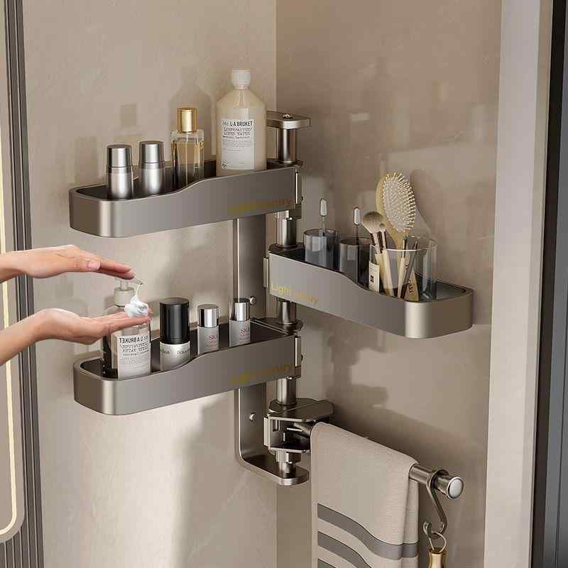 ・素材: 塑料, アルミ合金・層数: 3層・スタイル: 現代シンプル