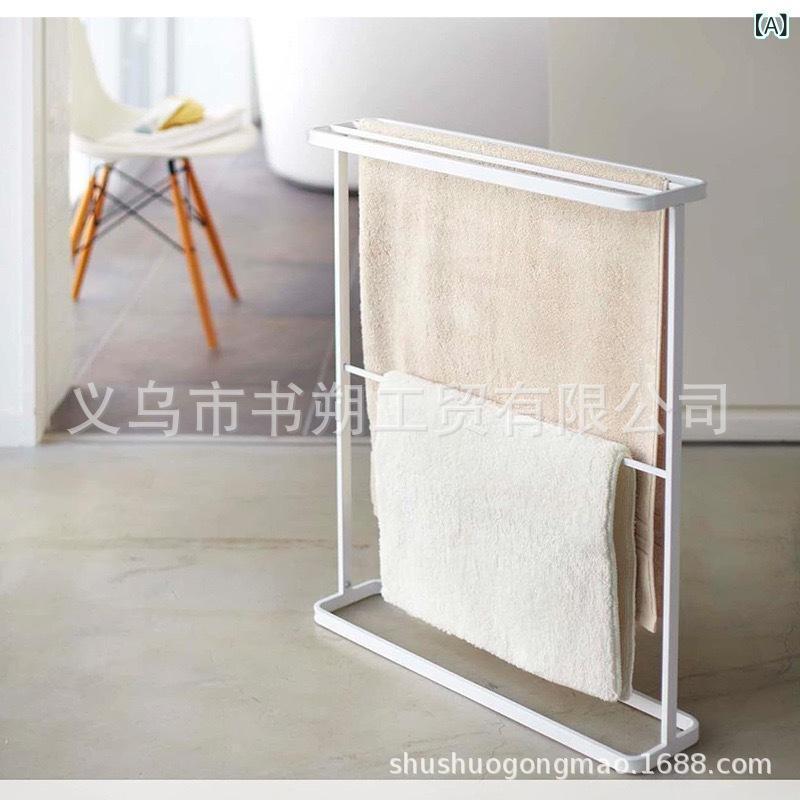 ・素材: 金属・耐荷重: 15kg・サイズ: 白色, 黒色・層数: 3層・スタイル: アメリカ式・分類: タオル掛け・機能: 多用途, 可動, 穴あけ不要