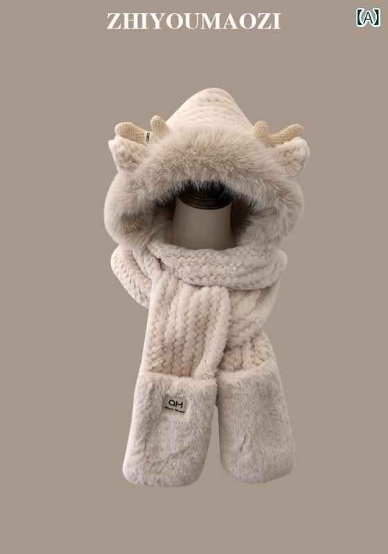 ・カテゴリ: 毛绒帽・適合シーズン: 冬、秋・帽子の種類: 錐形・つばのタイプ: 無し・カラー: 米色, 驼色, 白色, 灰色, 糯粉・サイズ: 均码・機能: 保温, 防風・主素材の割合: 71%-80%・スタイル: 自然, 可愛い, スイ...