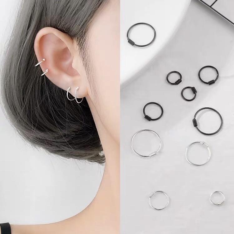 ・造型: 几何型・处理工艺: 电镀・贵金属质量: 纯银s999・颜色: 银色6mm, 银色8mm, 银色10mm, 银色12mm, 黒色6mm, 黒色8mm, 黒色10mm, 黒色12mm・纯度: 纯银s999材质・流行元素: 圆形・风格:...