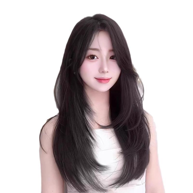 ・適用人群: 女士・処理工芸: 机制・染められるか: 不可・髪の素材: 高温糸・適用肌色: 自然肌色・色: 【棕黒色】45cm,【自然黒】45cm,【深棕色】45cm,【浅棕色】45cm,【棕黒色】55cm,【自然黒】55cm,【深棕色】5...