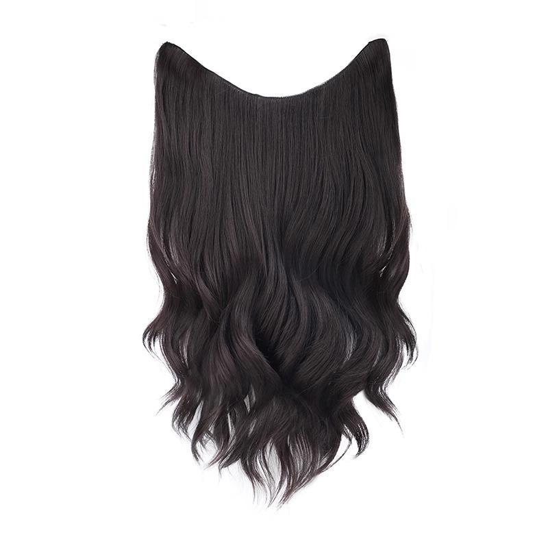 ・適用人群: 通用・処理工芸: 机制・染められるか: 不可・髪の素材: 高温糸・適用肌: 任何肌・髪型: 卷・髪の長さ: 55cm・色: 棕黒色, 自然黒, 深棕色, 浅棕色・製品タイプ: 假发片