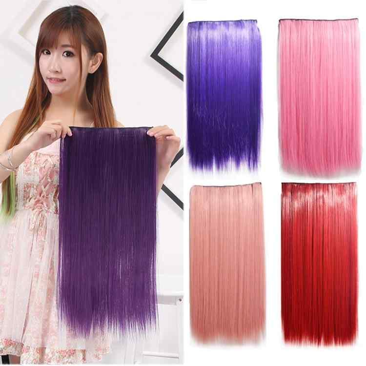 ・適用人群: 女士・処理工芸: 机制・可否染烫: 不可烫染・発丝材质: 高温丝・适用肤色: 任何肤色・发片类型: 直・发片长度: 60cm・カラー: 大红色, 青草色, 烟粉色, 脂粉色, 玫红色, 宝石藍, 酒红色, 深紫色, 浅奶奶灰,...