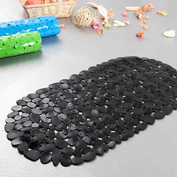・素材: PVC・適用場所: リビング, 玄関, 寝室, 書斎, 浴室, ダイニング, キッチン・形状: 楕円形・カラー: ブラック・空間: 浴室・スタイル: 現代的, シンプル・種類: 地墊