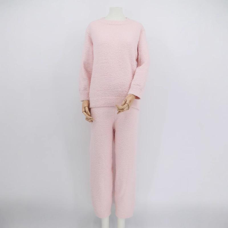 ・カテゴリ: セットアップ・素材: 半边绒・スタイル: セットアップ・厚さ: 中程度・ネックライン: 襟付き、ラウンドネック・袖丈: 長袖・パンツ丈: 長ズボン・機能: リラックス、ホームウェア、快適・対象: 冬、春、秋・シーン: ホームウ...