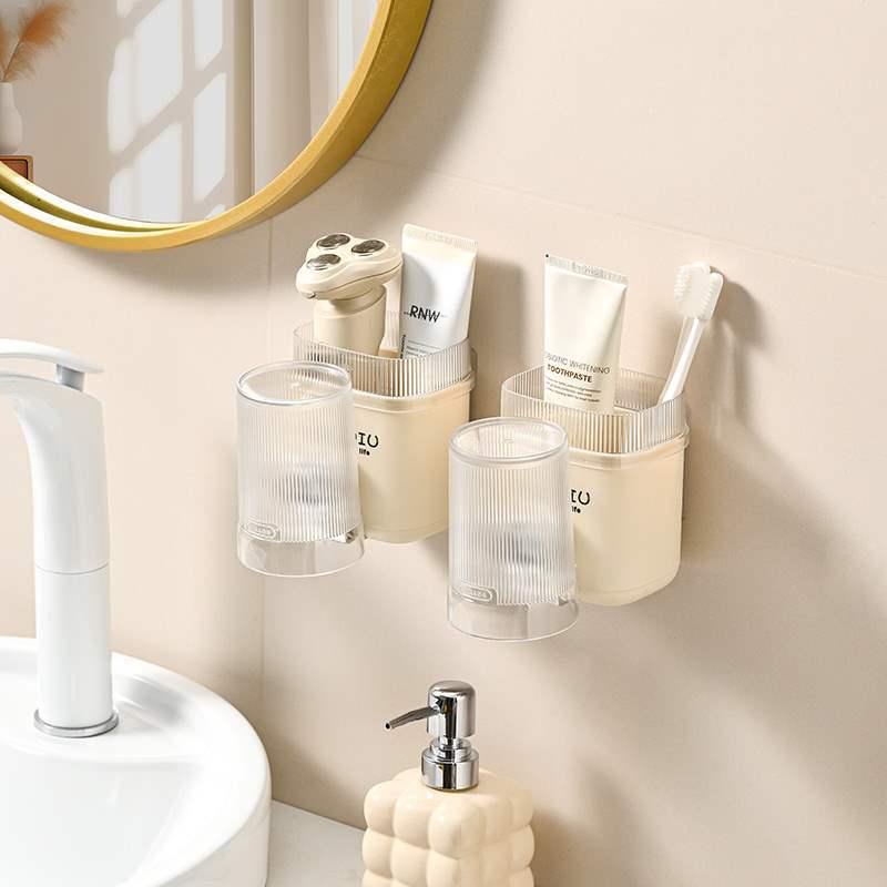 ・機能: 免打孔・素材: PS+PET+ABS・懸架タイプ: 吸盤式・カラー: 杏色・サイズ: 10*9.5*11.5