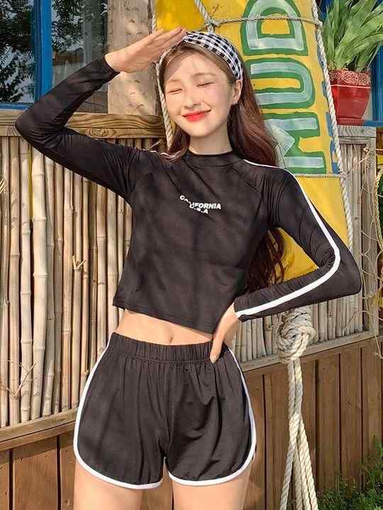 ・性別: 女性・柄: 無地・柄スタイル: 韓国風、保守的・素材: ナイロン・素材詳細: ナイロン82%、スパンデックス18%・カップ仕様: 胸パッド付き、非ワイヤー・重さ: 約350g・使用シーン: 水中運動・カラー展開: ブラック・サイズ...