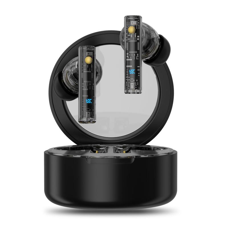 KZA COUSTICS Carol ワイヤレス イヤホン 6 マイク Bluetooth イヤホン アクティブ ノイズ キャンセル音楽ヘッドフォン標準音楽ゲーム透明 ANC 4 つのモード 6 時間バッテリー待ち時間防止ヘッドフォプロ仕様...