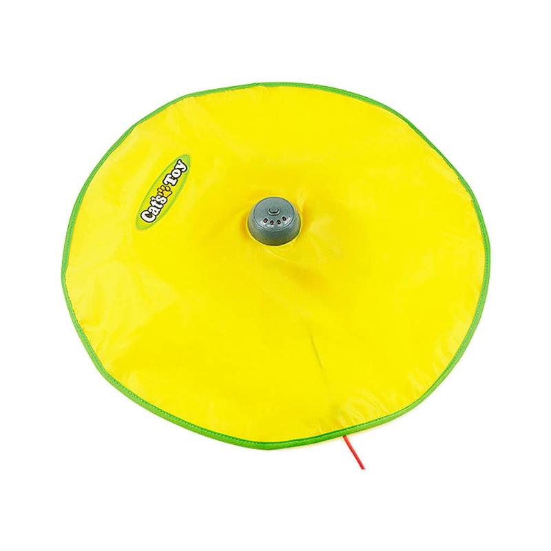 [デバリエ] 猫 おもちゃ 動くオモチャ 360度自動回転 安全素材 室内 速度調節可能 猫じゃらし 猫の玩具 単二電池3本 電動 57.5cm 日本語説明書付きサイズ：円直径 約57.5cm 猫じゃらし長さ 約27cm 重さ 約440g ...