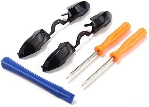 LB RB トリガーボタン 交換用ブラックバンパートリガ Xbox One Eliteコントローラー修理部品 Xbox One Eliteコントローラーパーツ 2点セット ブラック【セット内容】バンパートリガーボタン（LBおよびRB）*2、...