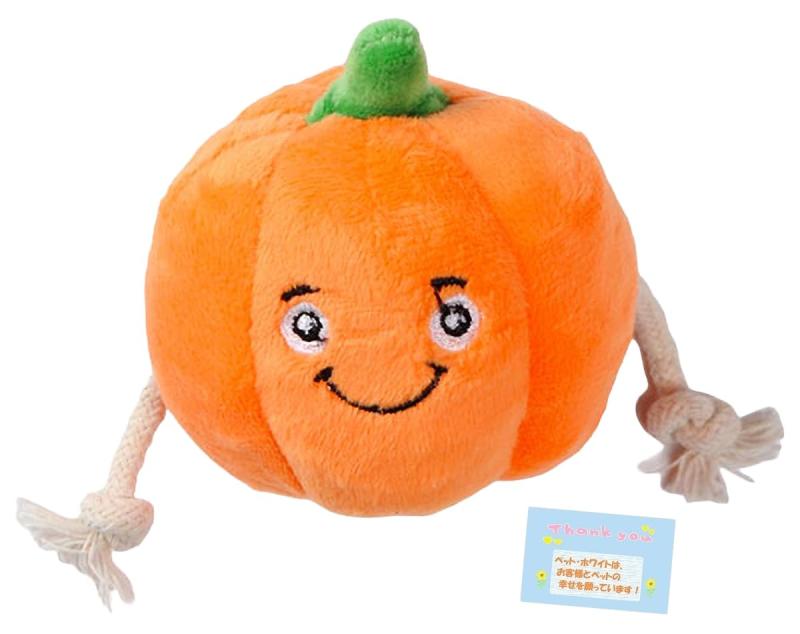 【猫用おもちゃ またたび入りで夢中】 Catnip with Sound TOY カボチャ 軽量 パンチで音が鳴る ネズミの鳴き声サウンド リラックス 丸型 φ8cmデザイン: かわいいパンプキン型の猫用おもちゃ。サイズは8cm×8cm×8...