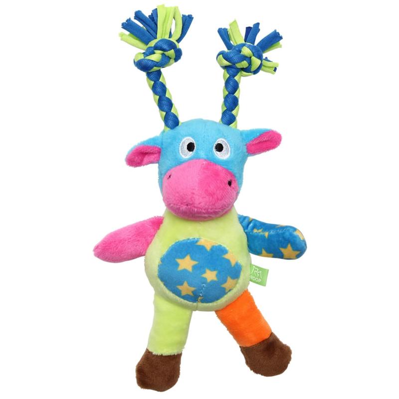 ルークラン(ROOKCRAN) 犬用おもちゃ ループ バブー ドリー 噛む ぬいぐるみ 子犬 外 丈夫 小型犬 大型犬 おしゃれ かわいい 500258【本体サイズ】幅12×奥行5×高さ22cm【本体重量】34g【材質】ポリエステル、コット...